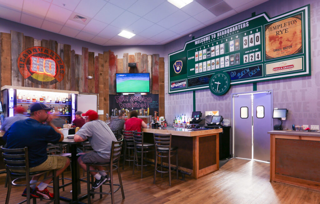 Designing a New Sports Bar Experience - Headquarters Bar & Grill